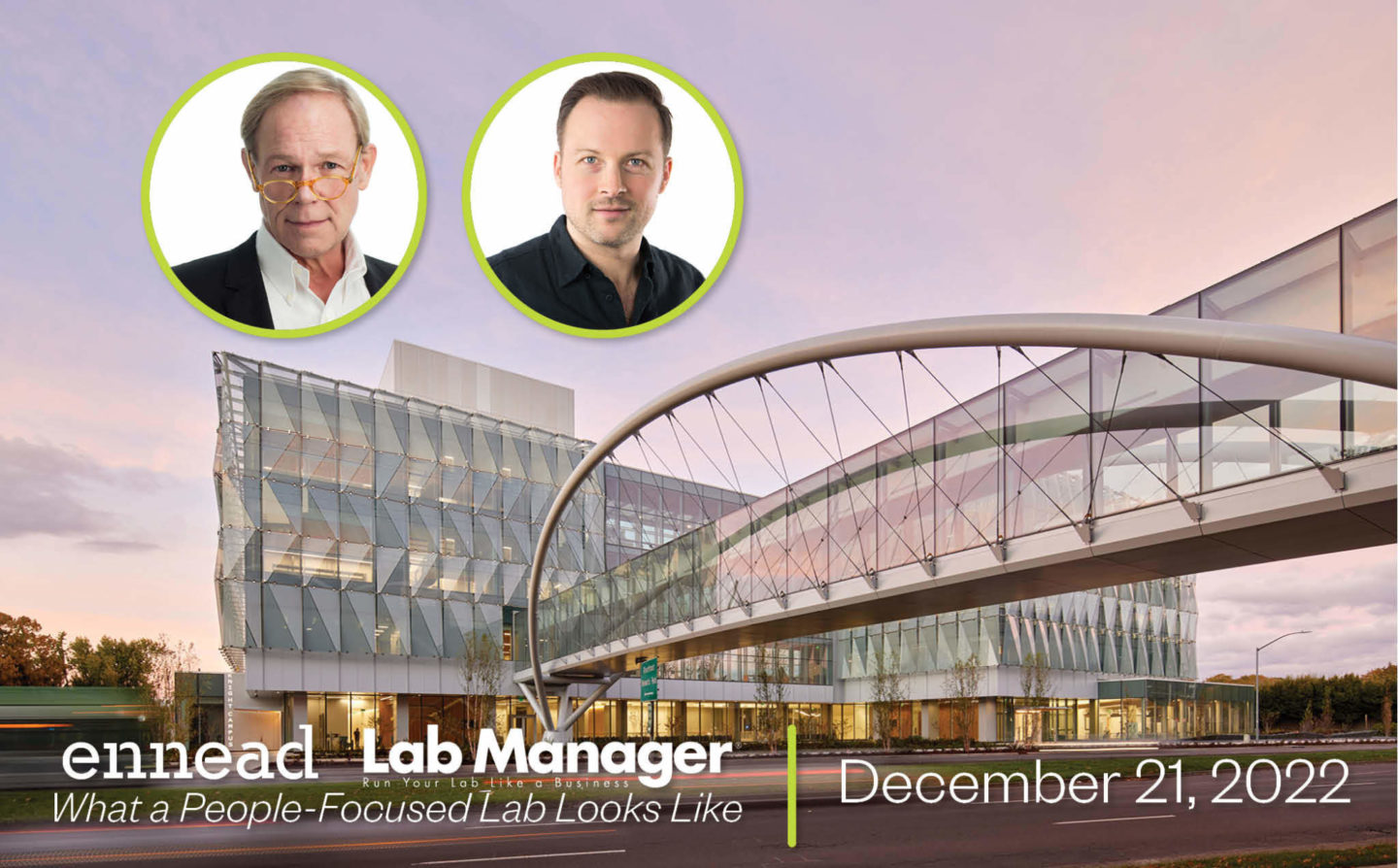 Todd Schliemann and Jarrett Pelletier Speak at Lab Manager… - ennead