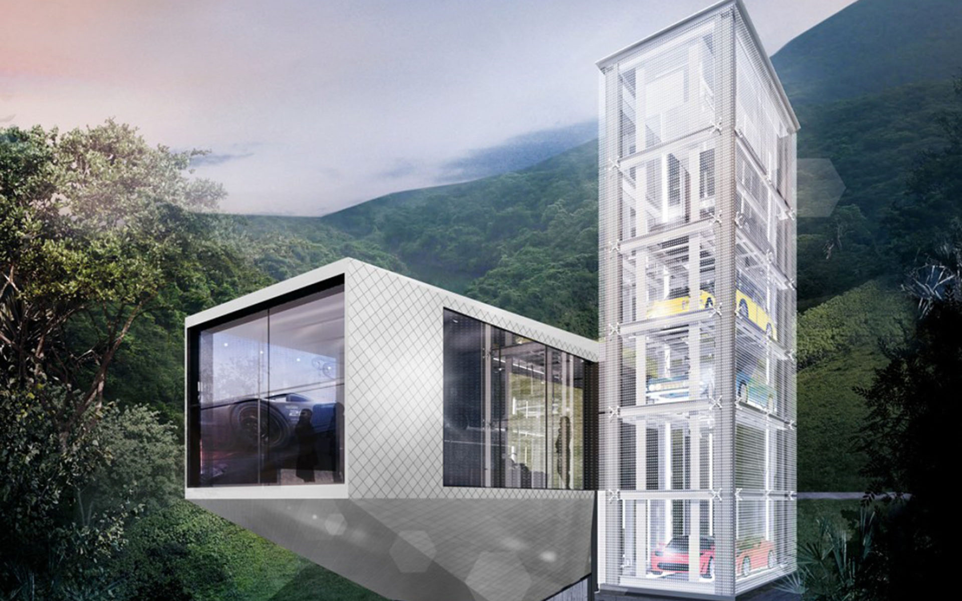 Electric Car Charging Tower - ennead lab