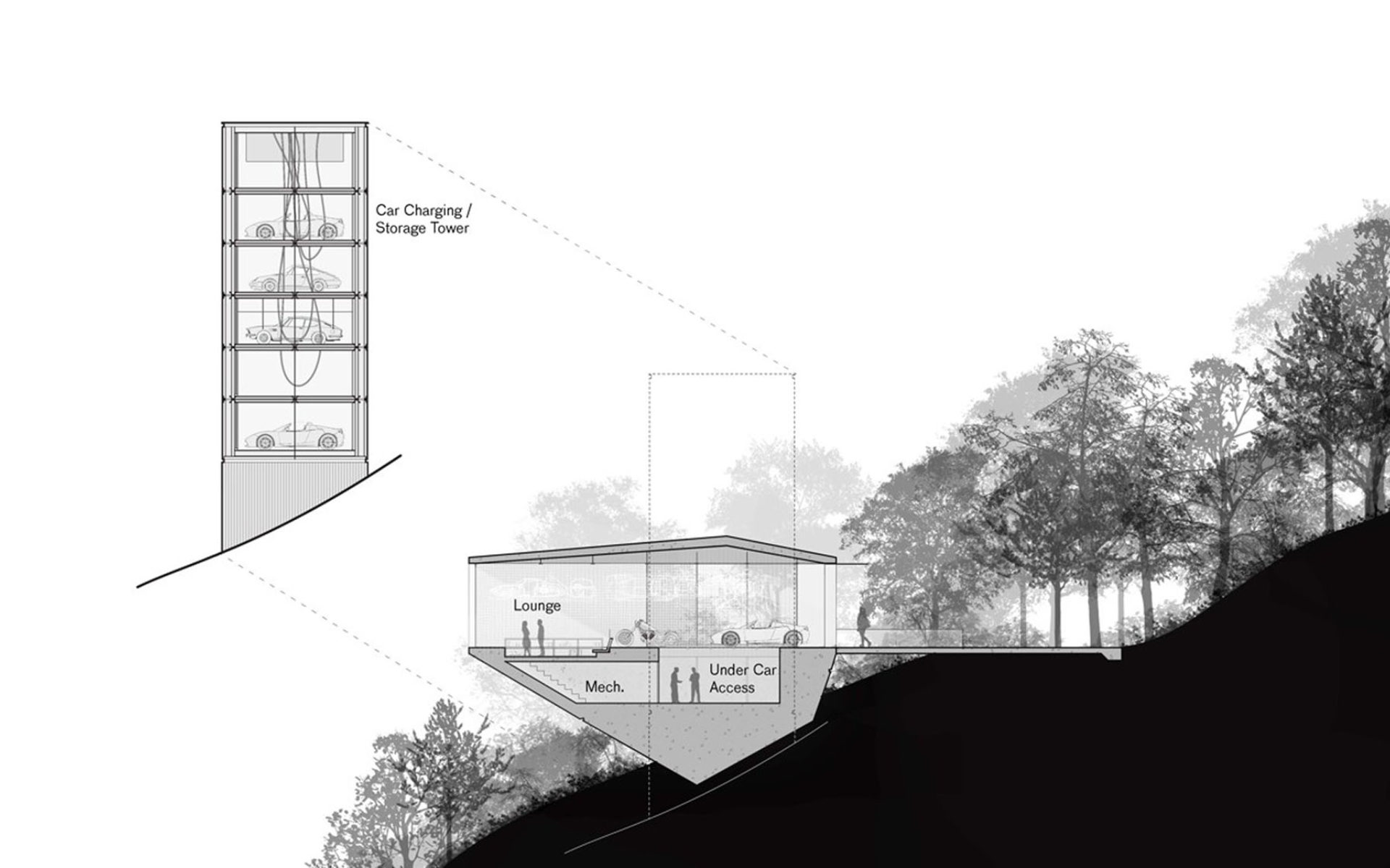 Electric Car Charging Tower - ennead lab