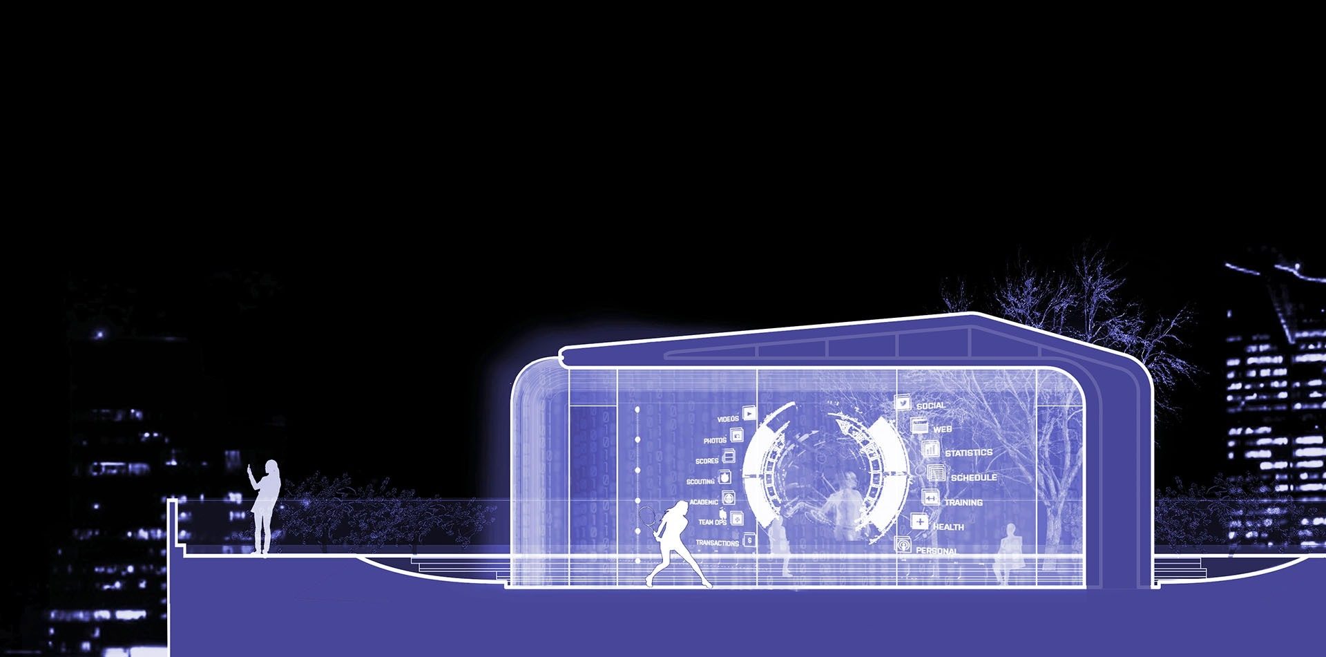 Indoor Sports Terrace - ennead lab