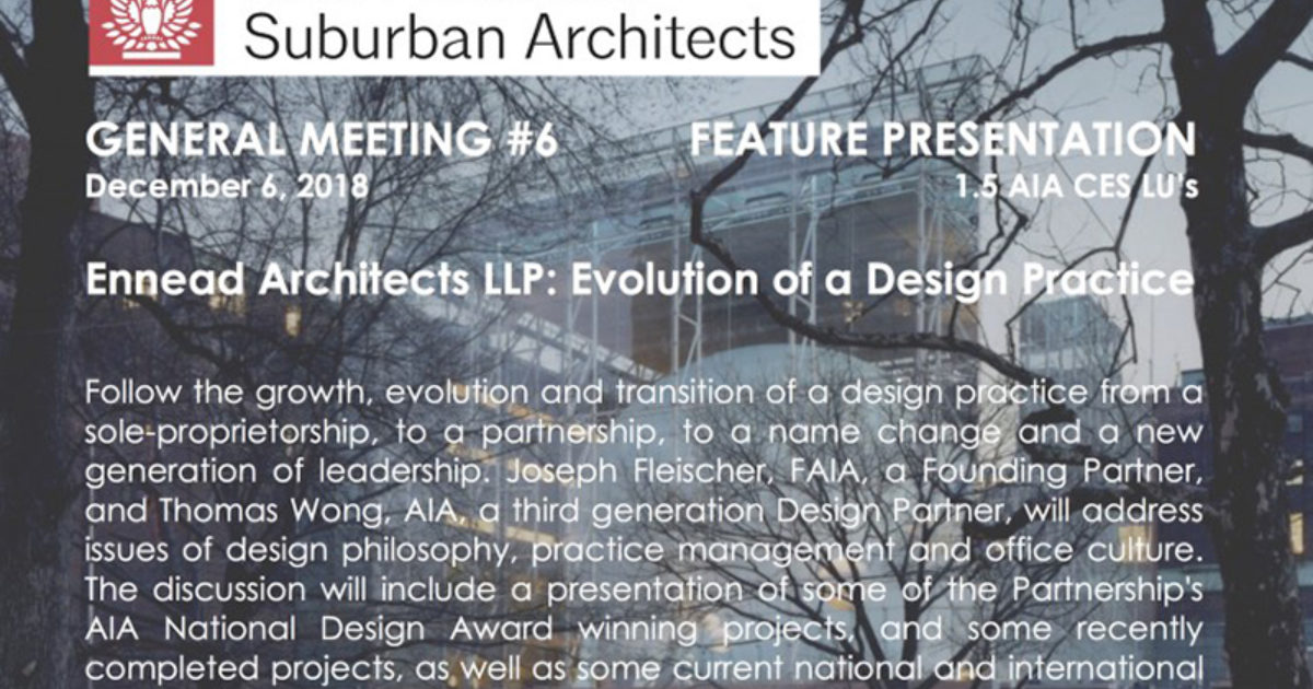 Thomas Wong and Joe Fleischer Speak at AIA Newark General… - ennead