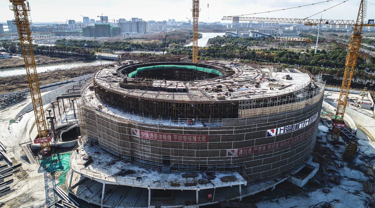 Shanghai Planetarium construction progress featured in… - ennead