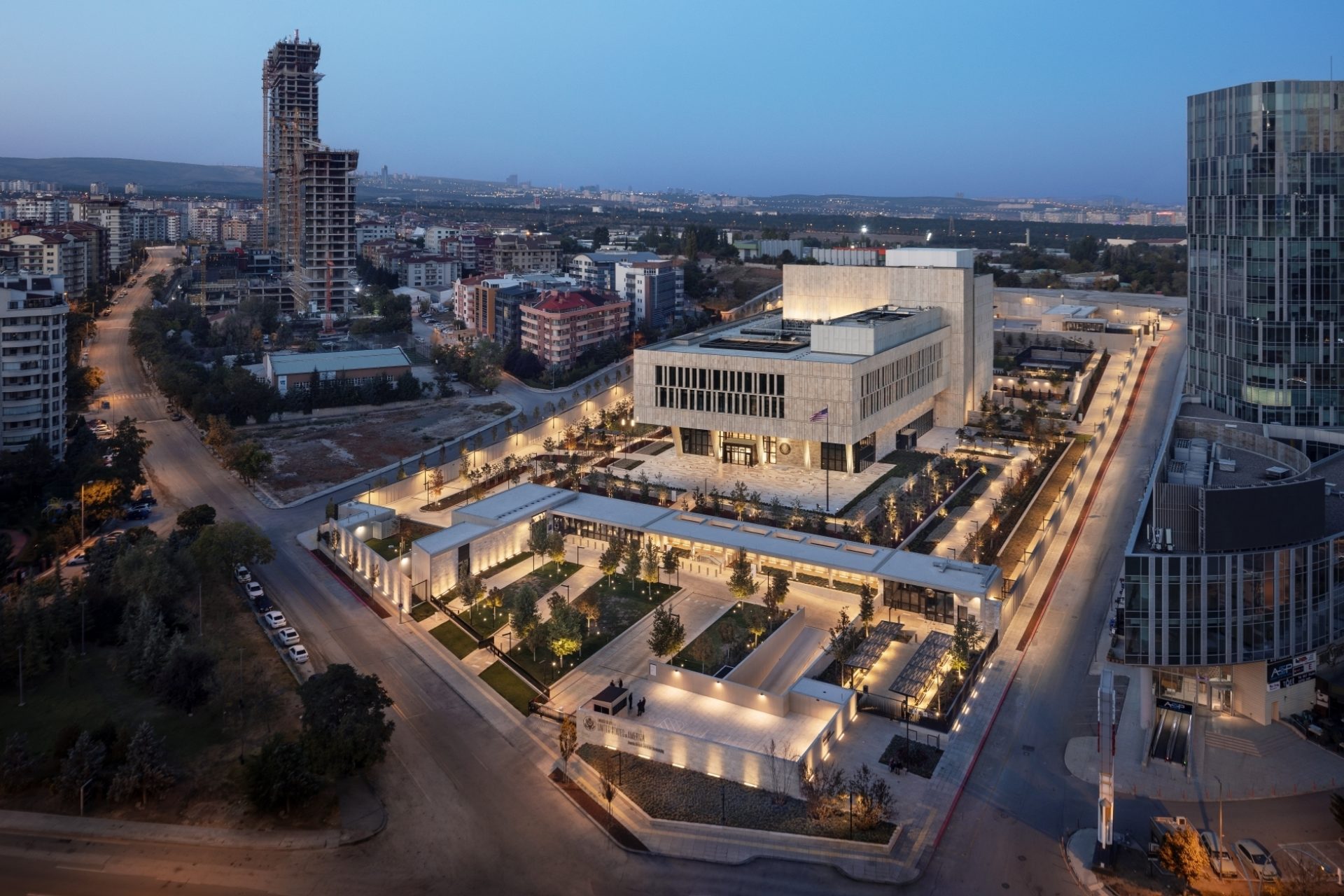 United States Embassy, Ankara, Turkey - ennead