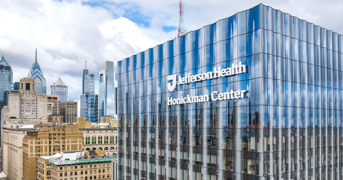 Jefferson Health's Honickman Center Awarded LEED Gold - ennead